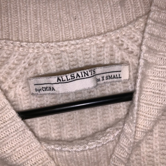 All Saints | Sweaters | Cream All Saint Sweater | Poshmark